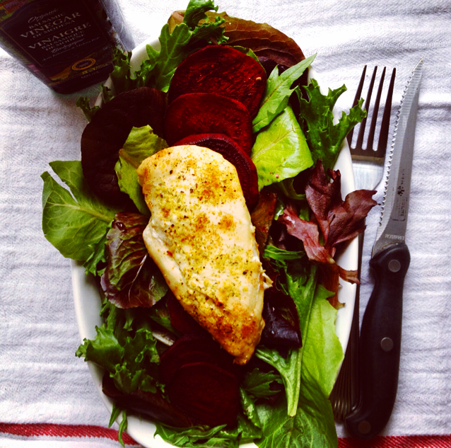 Balsamic Roasted Beets & Orange Marinated Chicken | The Balanced Mind